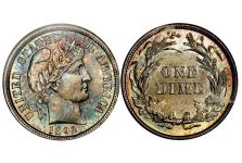 Dimes - Barber Dime, 1892-1916