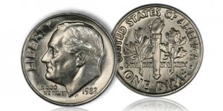 What are the "Keys" to the Clad Roosevelt Dime Series?