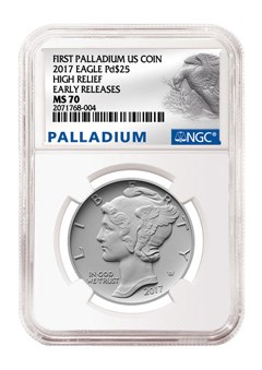 NGC Offers Special Label for First US Palladium Coin