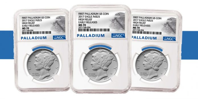 NGC Offers Special Label for First US Palladium Coin