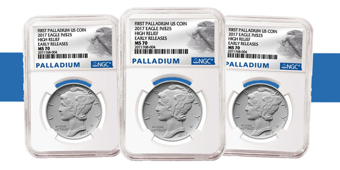 NGC Offers Special Label for First US Palladium Coin