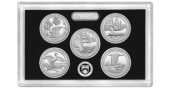 2018 America the Beautiful Quarters Silver Proof Set Avail. Feb. 22