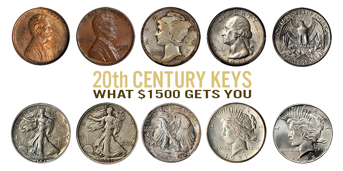 Ten 20th Century Key-Date Coins for Under $1,500 | CoinWeek