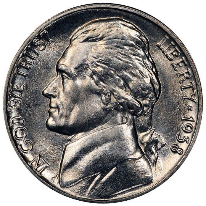 United States 1938 Jefferson Nickel