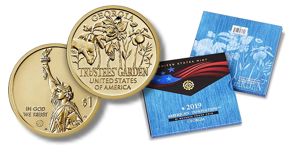 Georgia American Innovation $1 Reverse Proof Coin on Sale Feb. 11