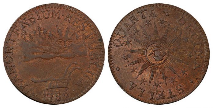 Collecting Colonials: 1786 Vermontensium Landscape Type Coppers Offer ...