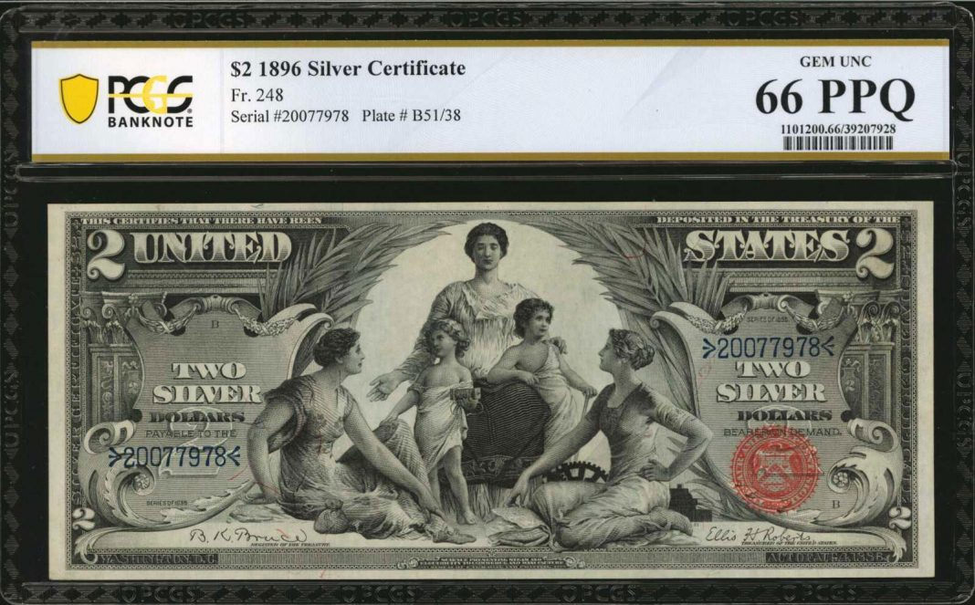 A Closer Look at the Series of 1896 $2 Silver Certificate