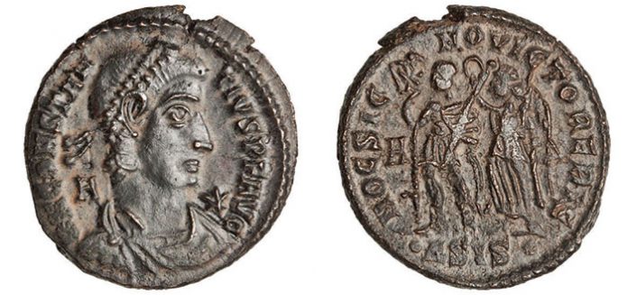 Christianity and Christian Symbols Appear on Ancient Coins