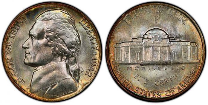 Five Mint Mark Positions on Jefferson Nickels