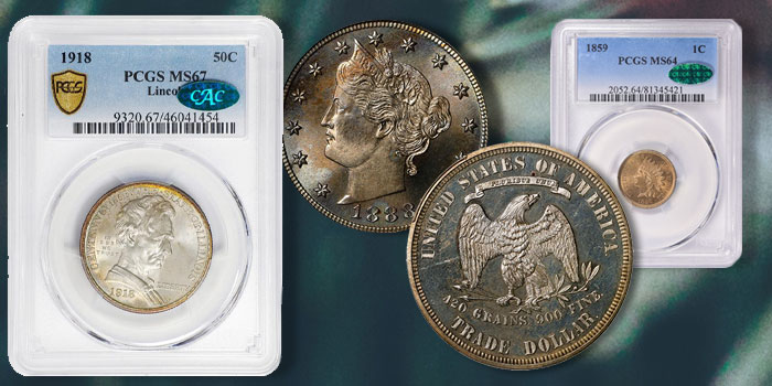 CAC-Approved Certified Coins Bring Premiums in November 2022