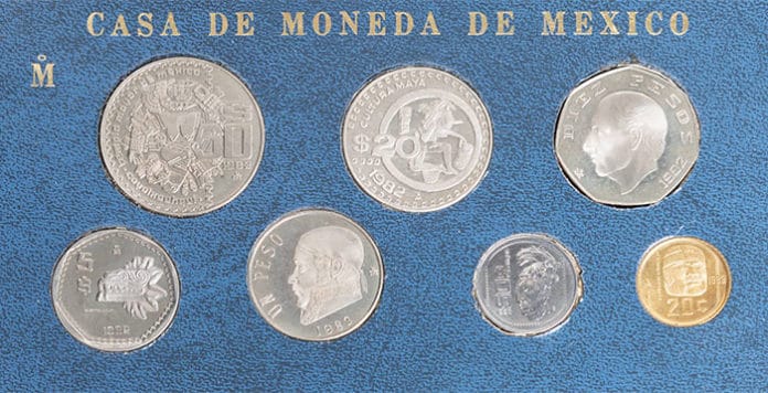 The Mexico 1983 Pattern Proof Set