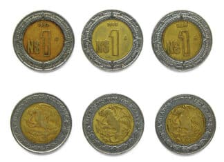 Currently Circulating Mexican Coins