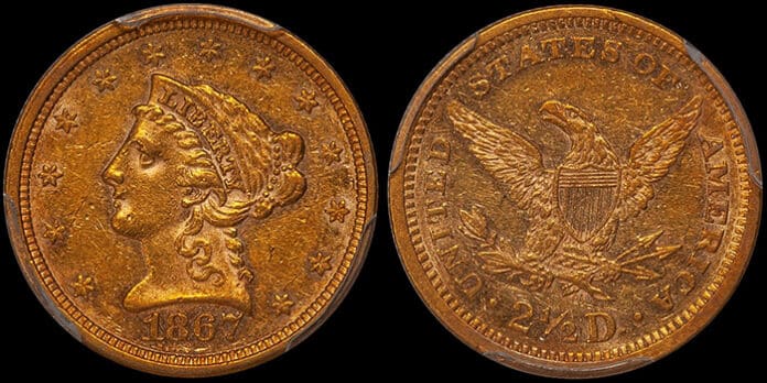The 1867 Quarter Eagle