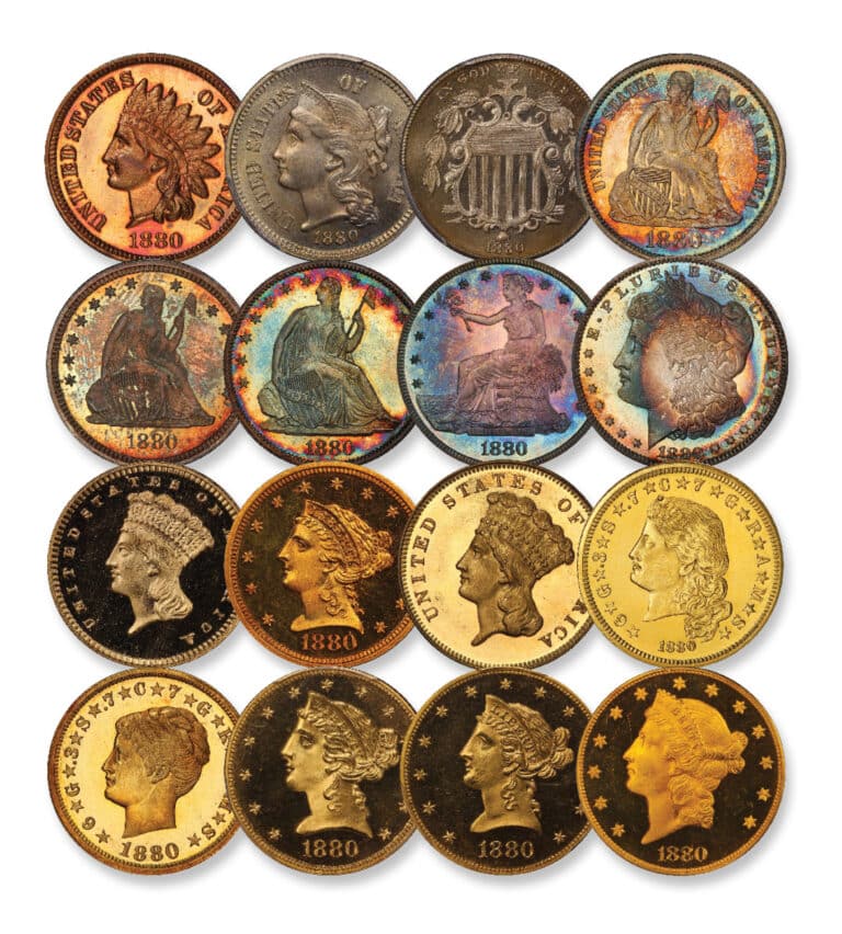The Magnificent 1880 Proof Set With Gold Goes on Tour