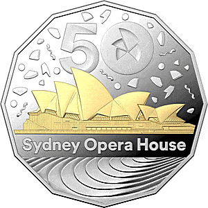 Australian Coins Commemorate 50 Years of Sydney Opera House