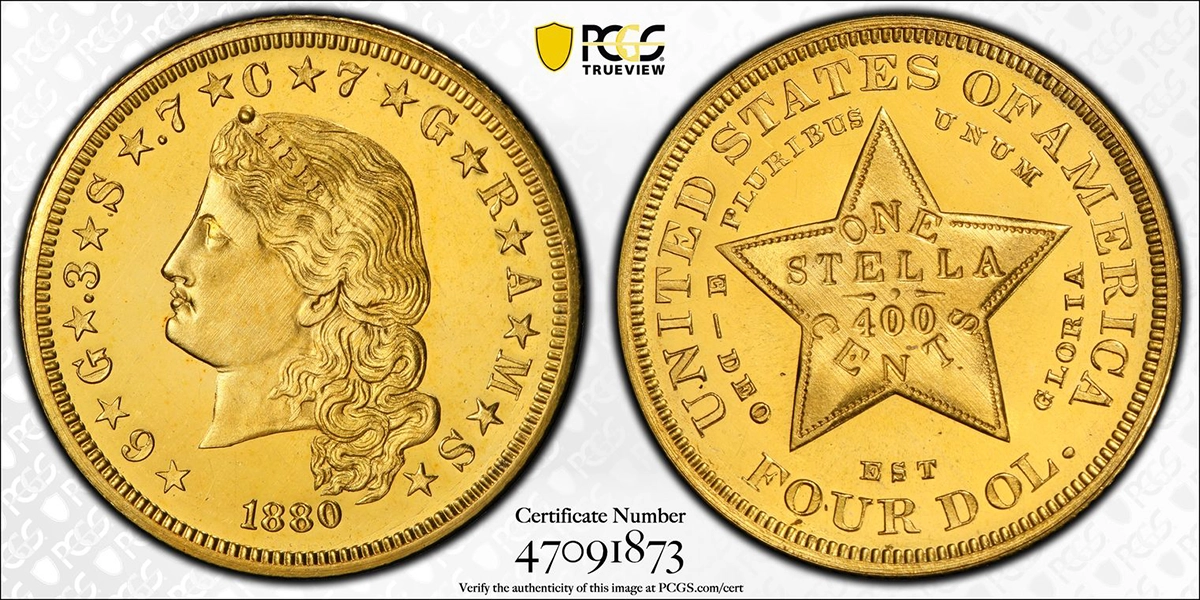 First Display of Finest $4 Stella Gold Set at 2024 ANA Convention