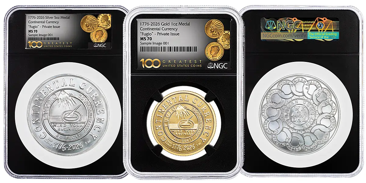 RCTV Honors the 1776 Continental Dollar with Exclusive 250th ...